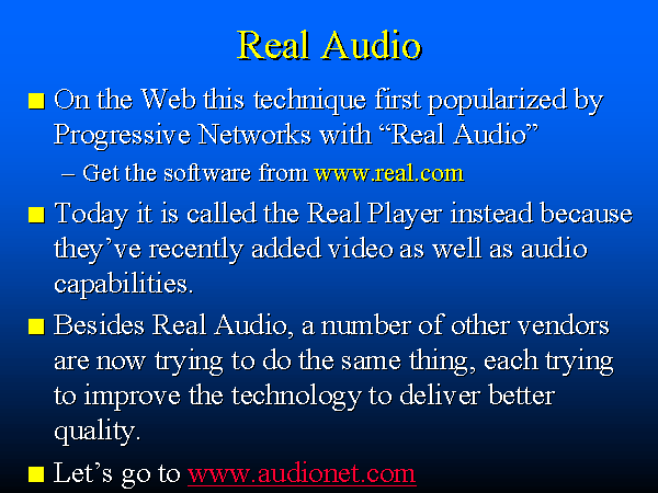 Real Audio