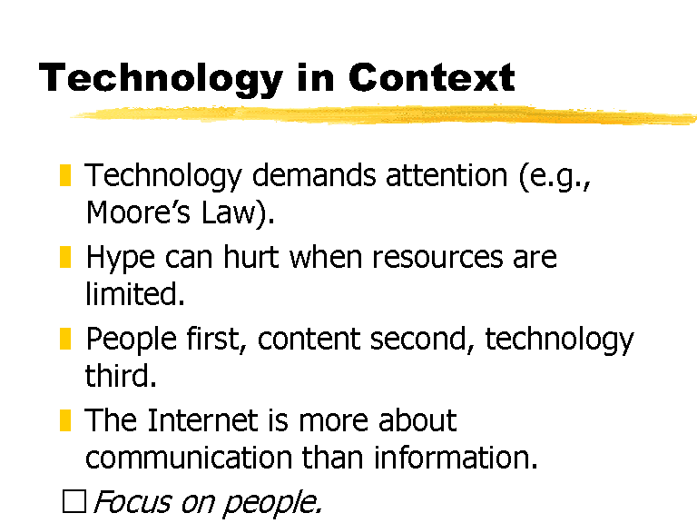 Technology in Context